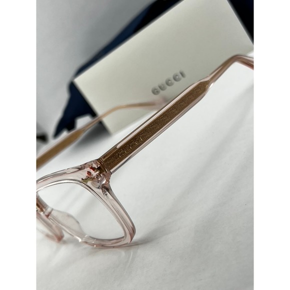 Gucci | Accessories | New Gucci Gg84o Pink Crystal Eyeglasses Frames ...